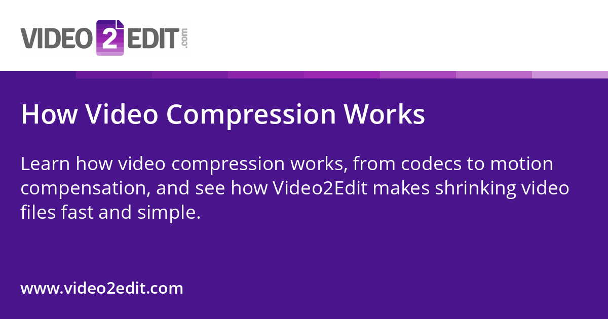 How Video Compression Works