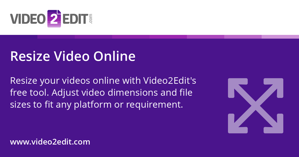 Resize Video Online