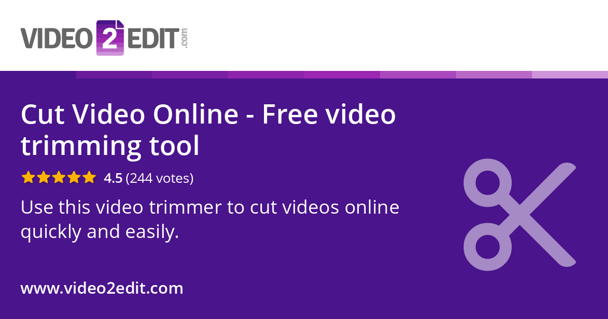 Cut Video Online - Free video trimming tool